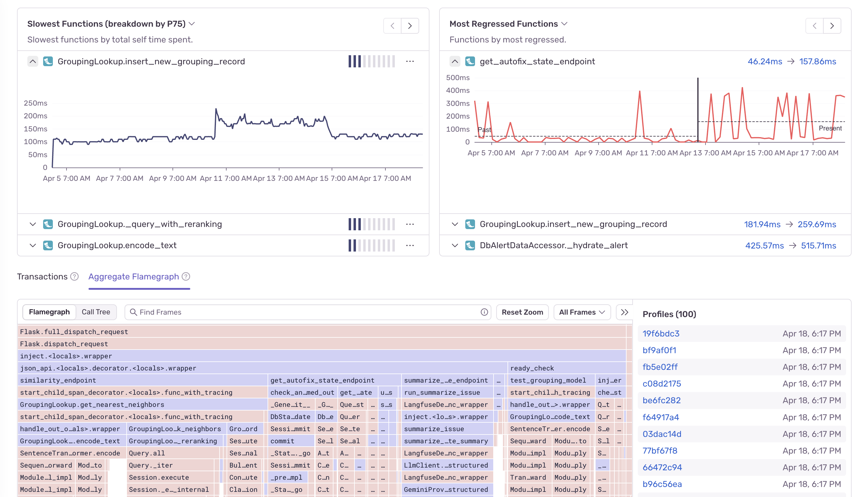 Continuous Profiling and UI Profiling | Sentry Changelog